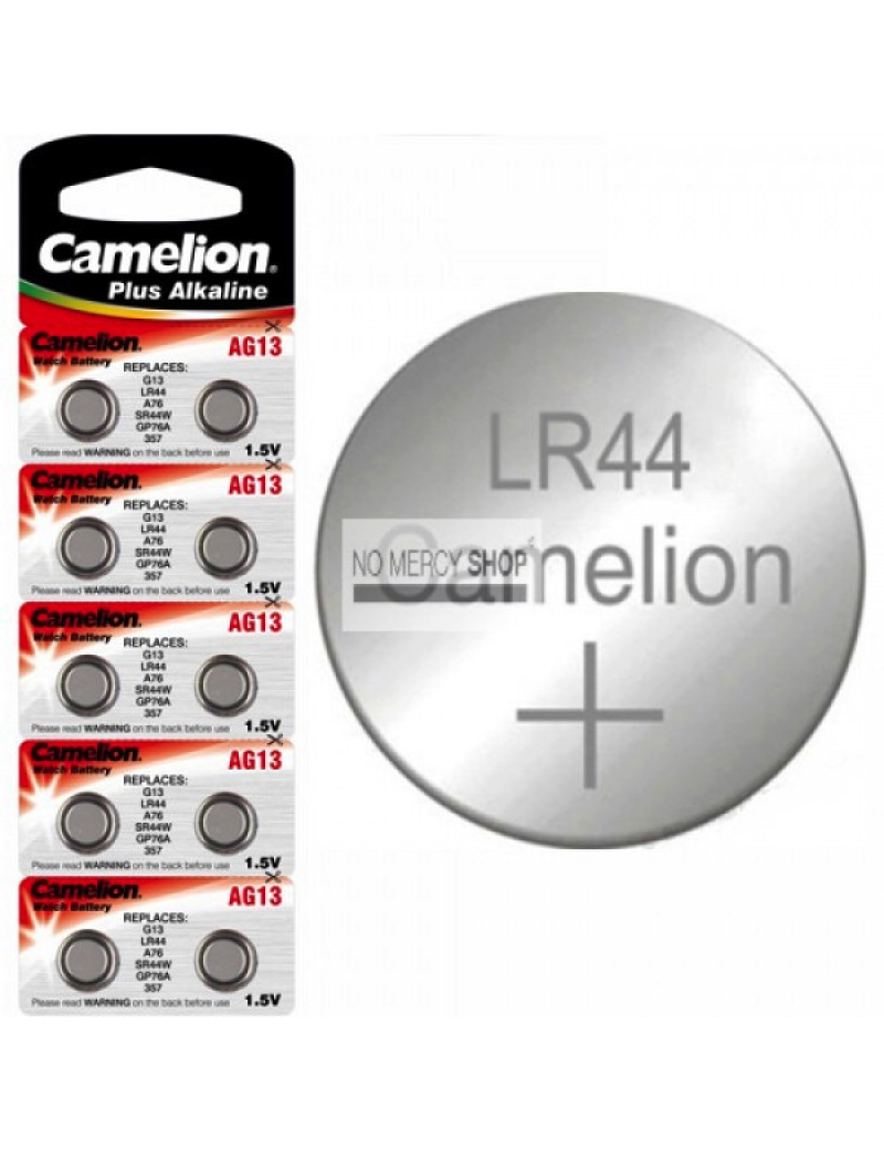 Camelion LR44 1.5 Volt battery blister 10 stuks nomercys ...